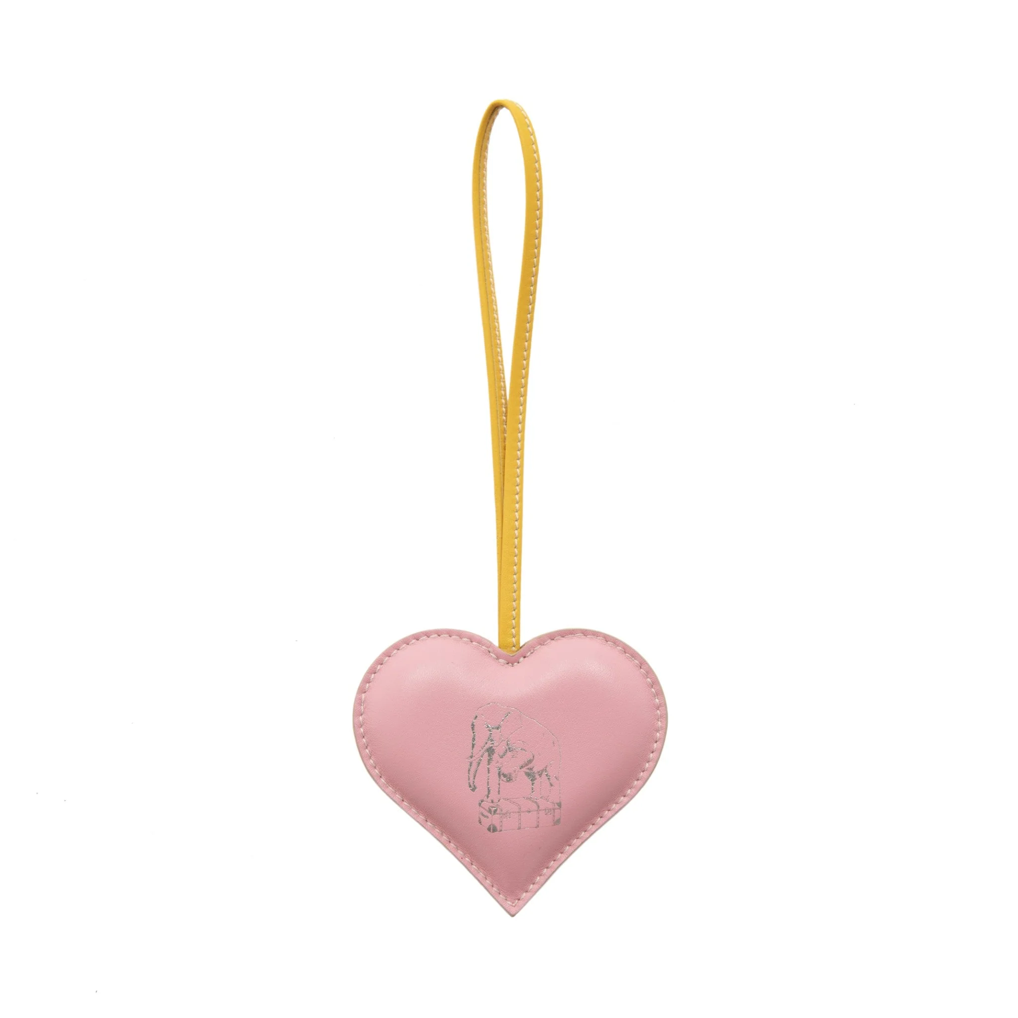 heart globe charm