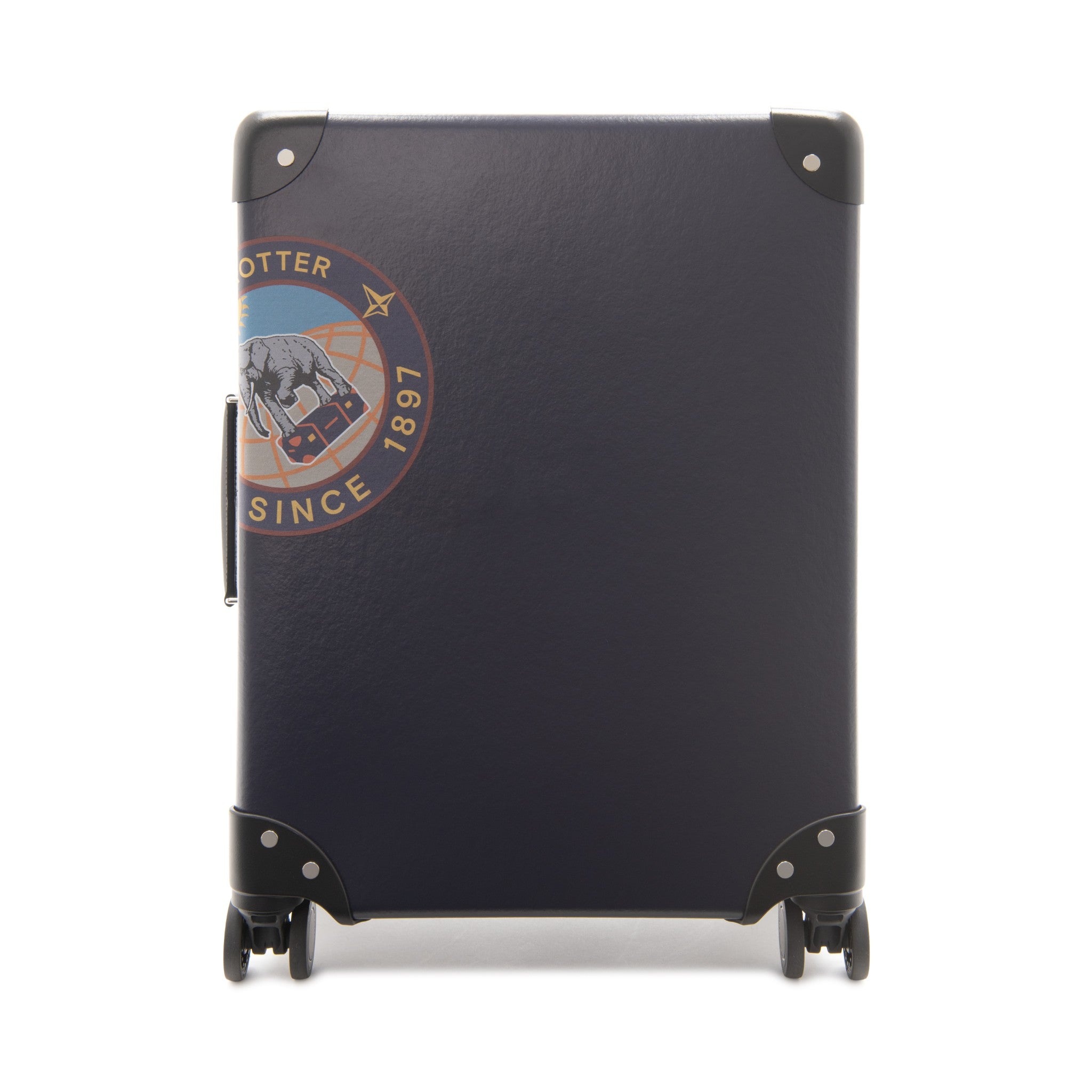 Globe-Trotter | Explorer Carry-On | 4W | Navy & Black | Luxury Luggage