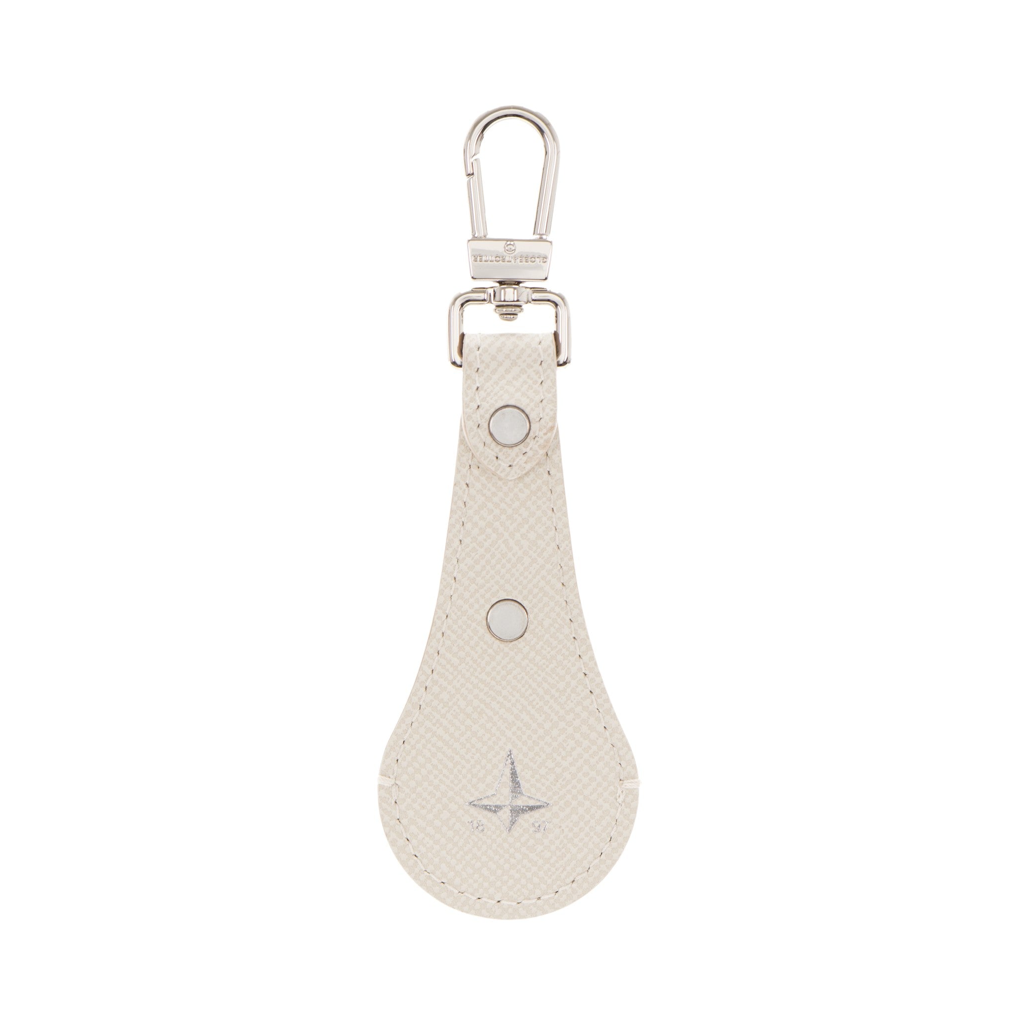Globe-Trotter | Air Tag Holder | Ivory | Luxury Air Tag Holder