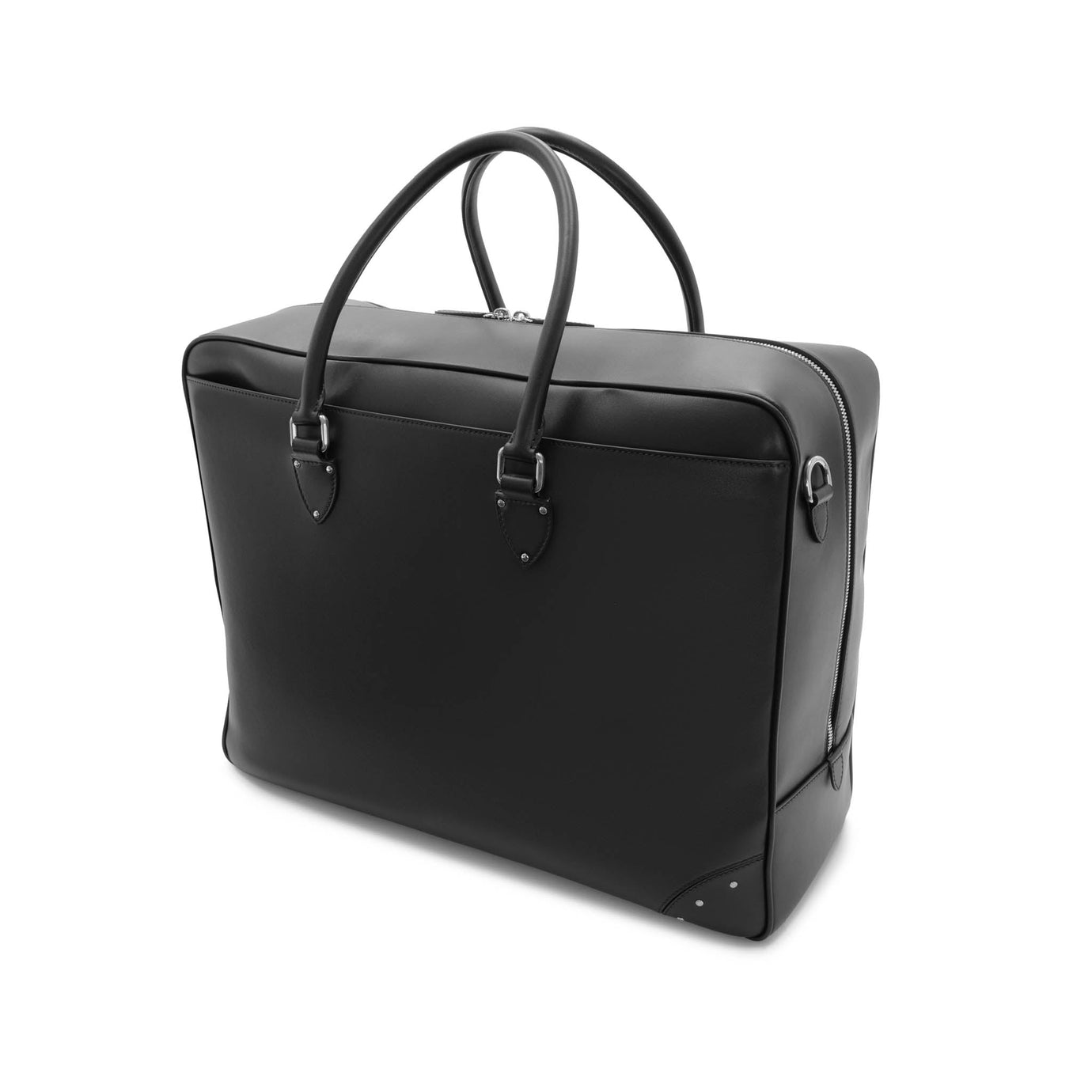 Globe-Trotter | Leather Weekend Bag | Black | Metropolis Collection